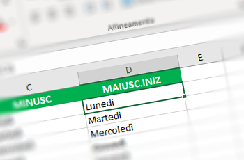 La funzione MAIUSC.INIZ - Excel Espresso