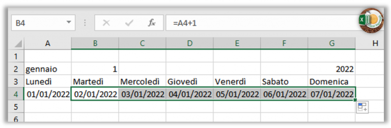 Come creare un CALENDARIO con Excel - Excel Espresso